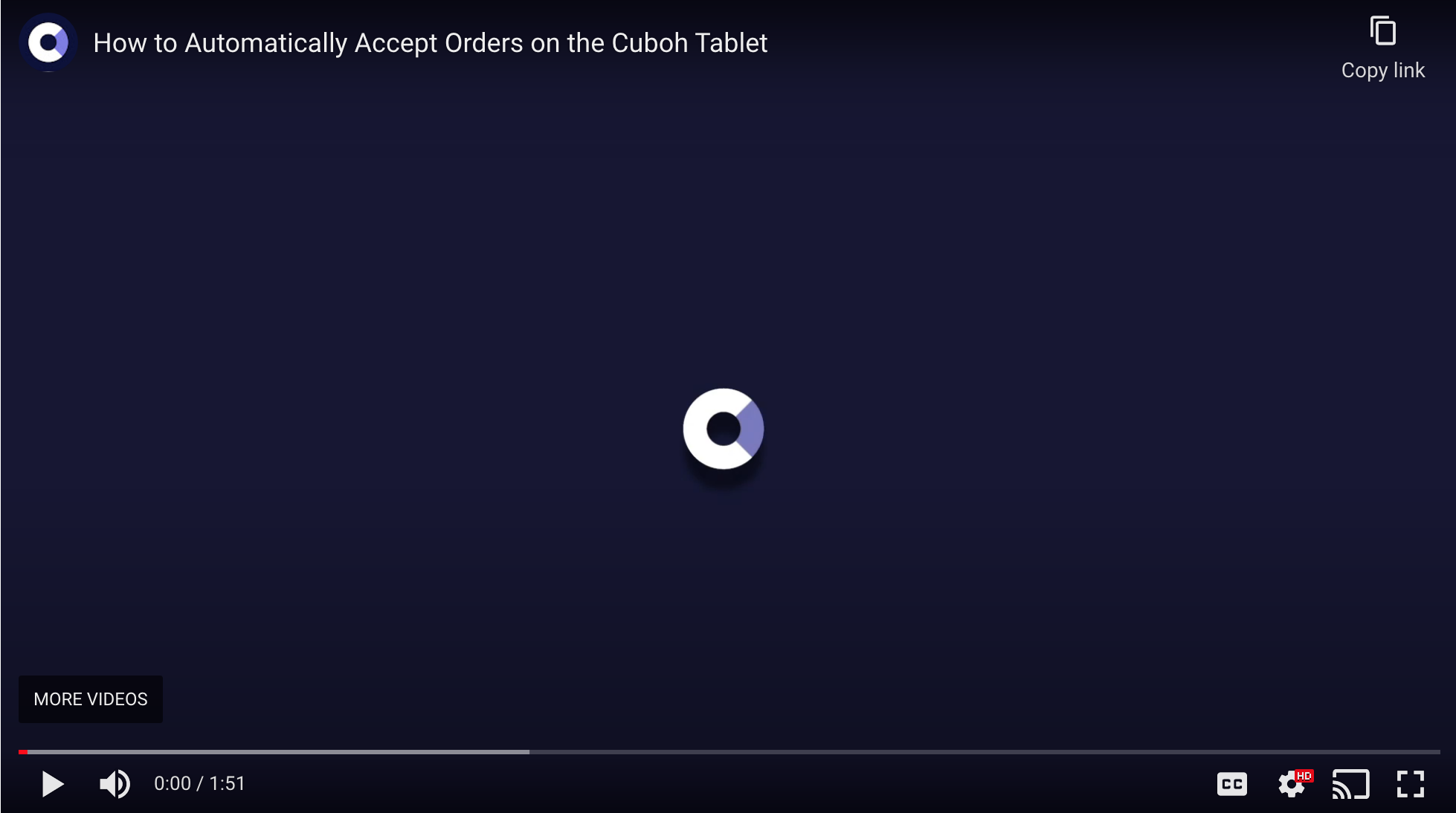 How to automatically accept orders on Cuboh Tablet - Profit Cookers